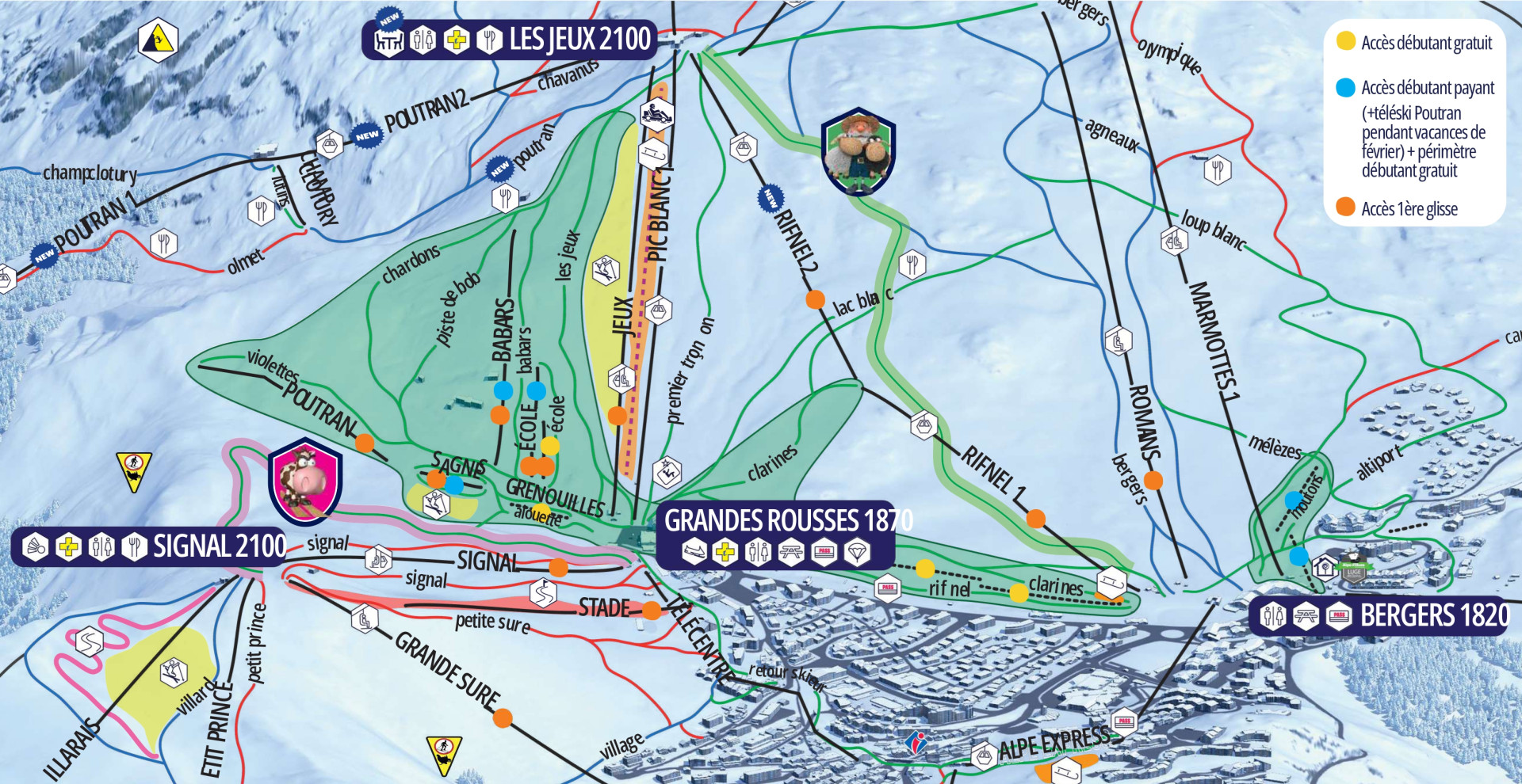 Alpe d'Huez Piste Ski Maps PDF | Skiworld