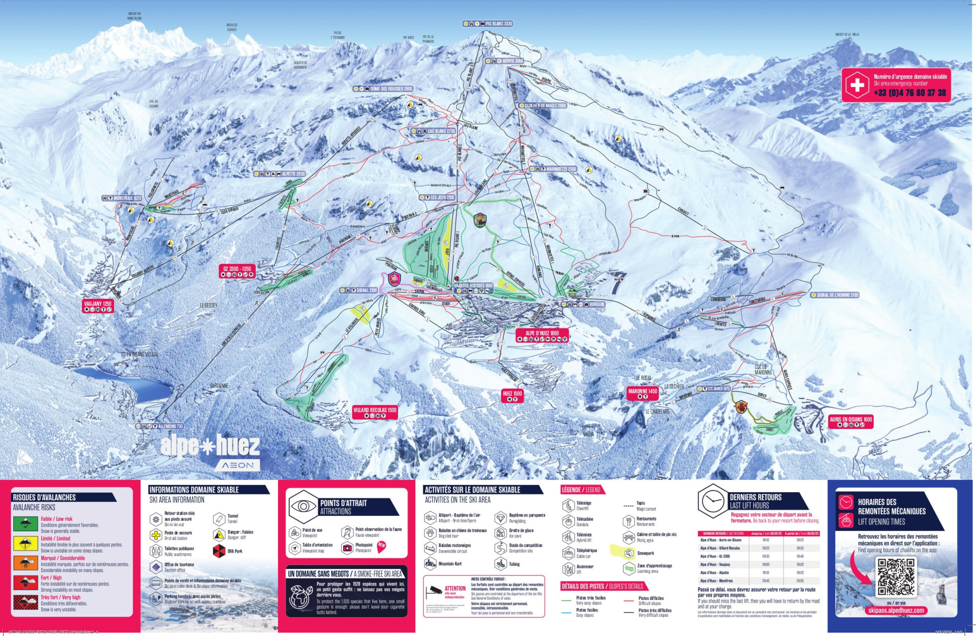 Alpe d'Huez Piste Ski Maps PDF | Skiworld