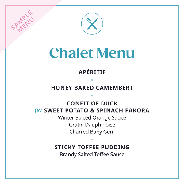 Chalet Menus | Skiworld Catered Chalet Holidays